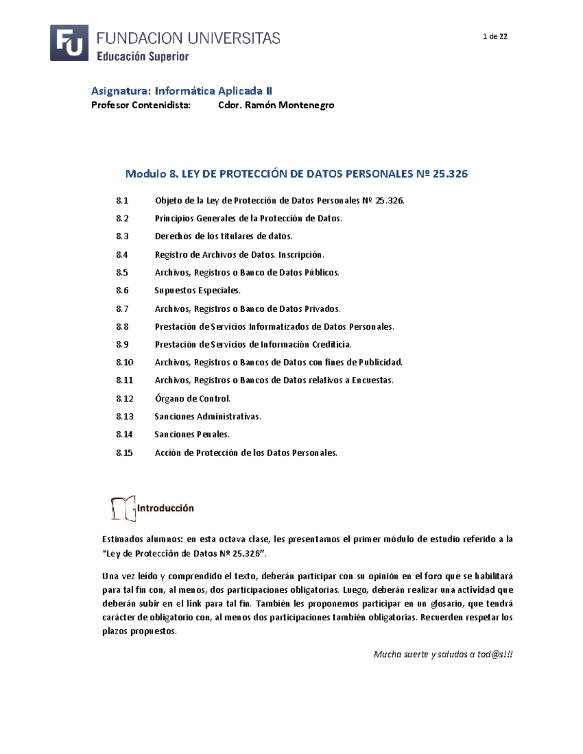 Informatica II- ADE- Unidad 8 - Fórmulas en Excel que todo profesional ...