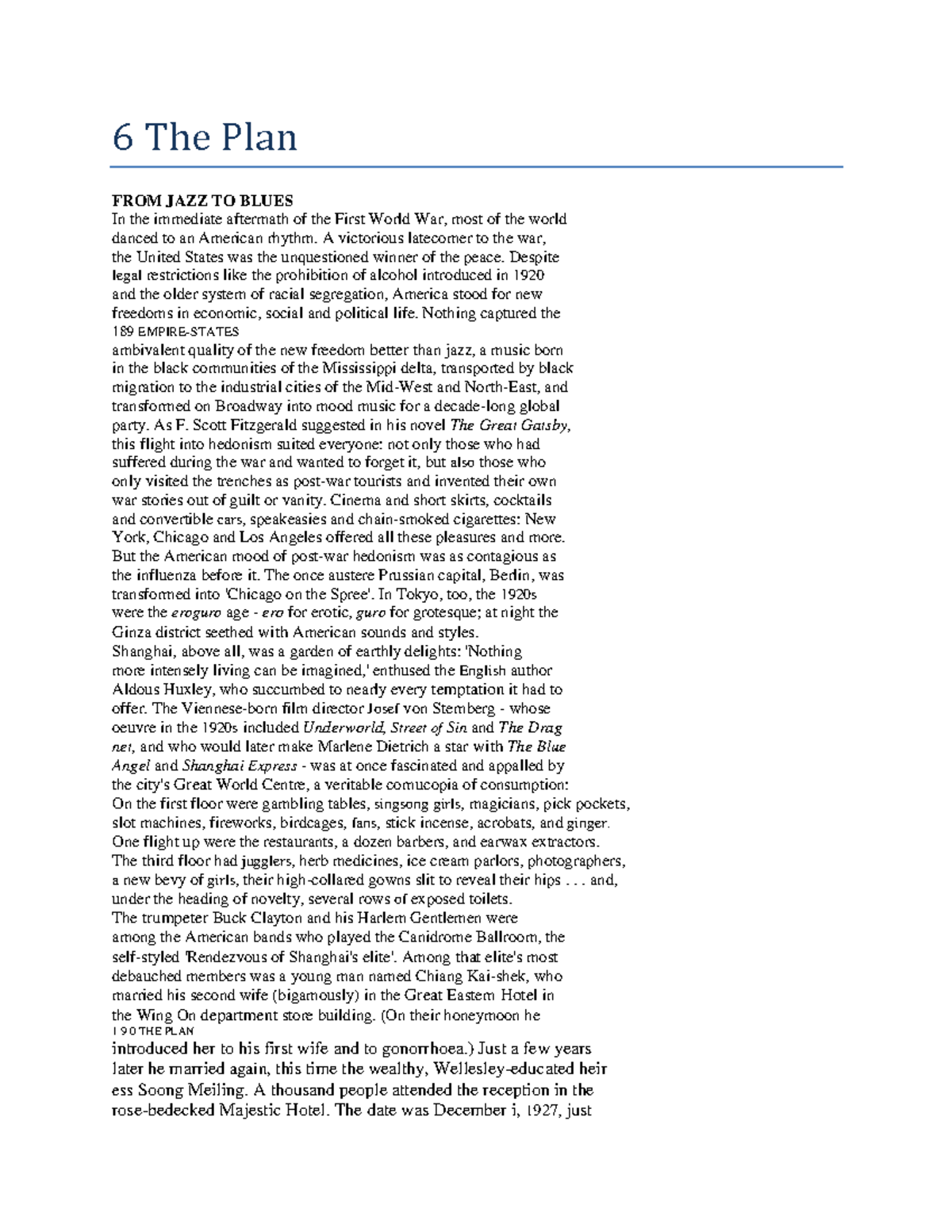 6 The Plan - Hey friends This thread contains quality notes/handout for ...