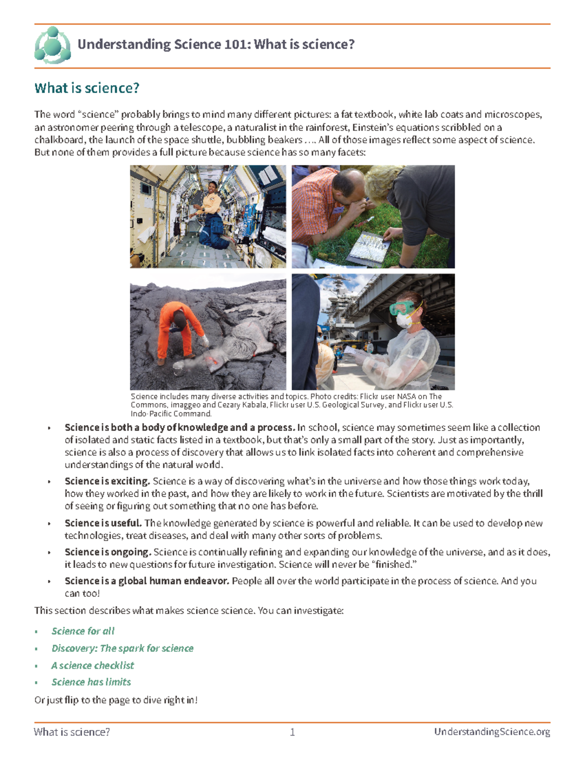 Und Sci 101 What is science - What is science? UnderstandingScience ...