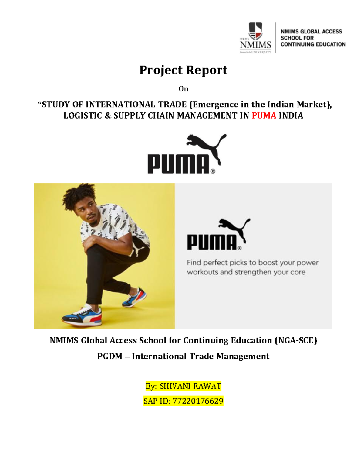 PM - Assignment - Project Report On “STUDY OF INTERNATIONAL TRADE ...