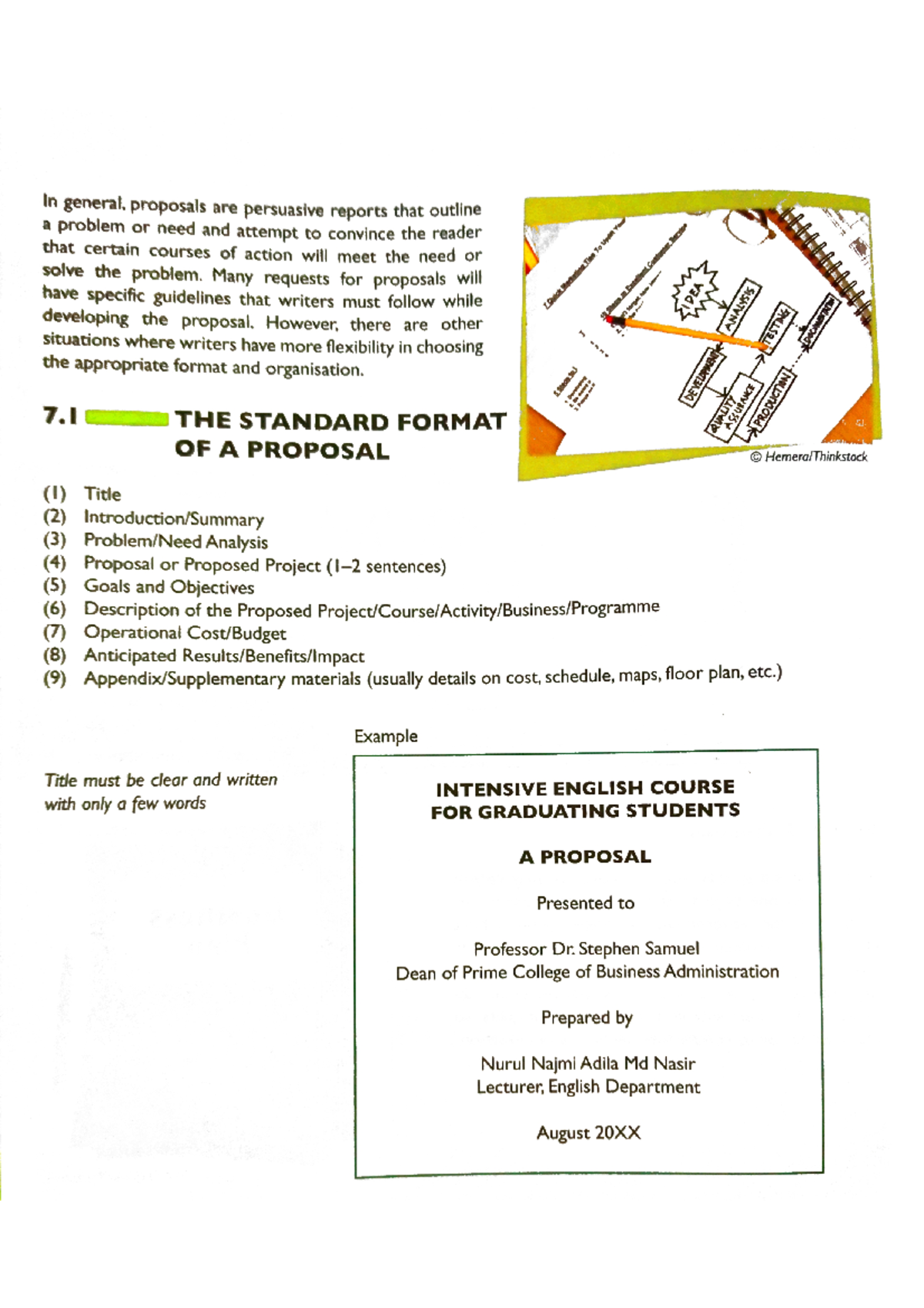 3. Proposal format english for business - English in the workplace ...