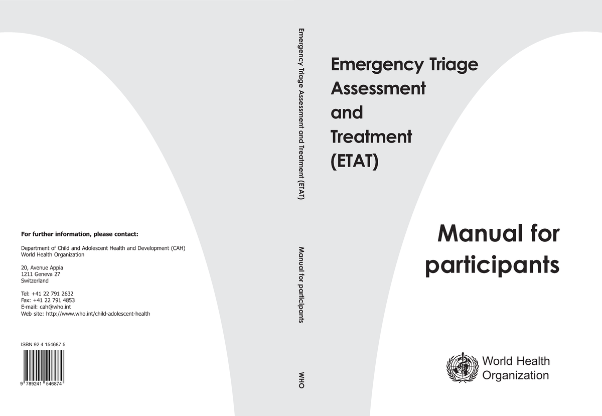 Participant manual - None - Emergency Triage Assessment and Treatment ...