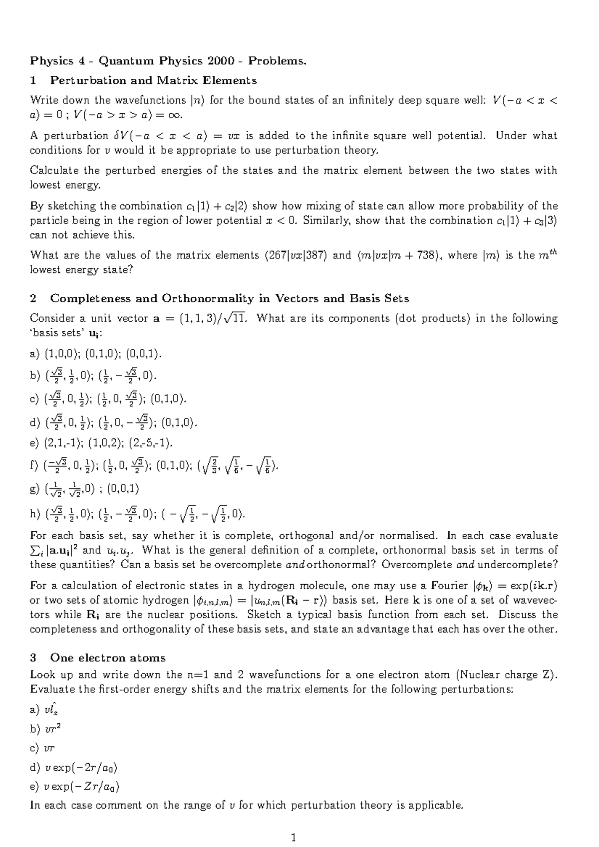 Sample/practice exam 2008, questions - Physics 4 Quantum Physics ...