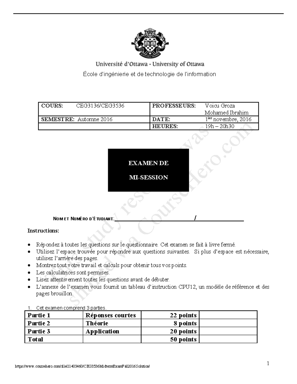 Sample MT 2016 - CEG3136 - uOttawa - Studocu
