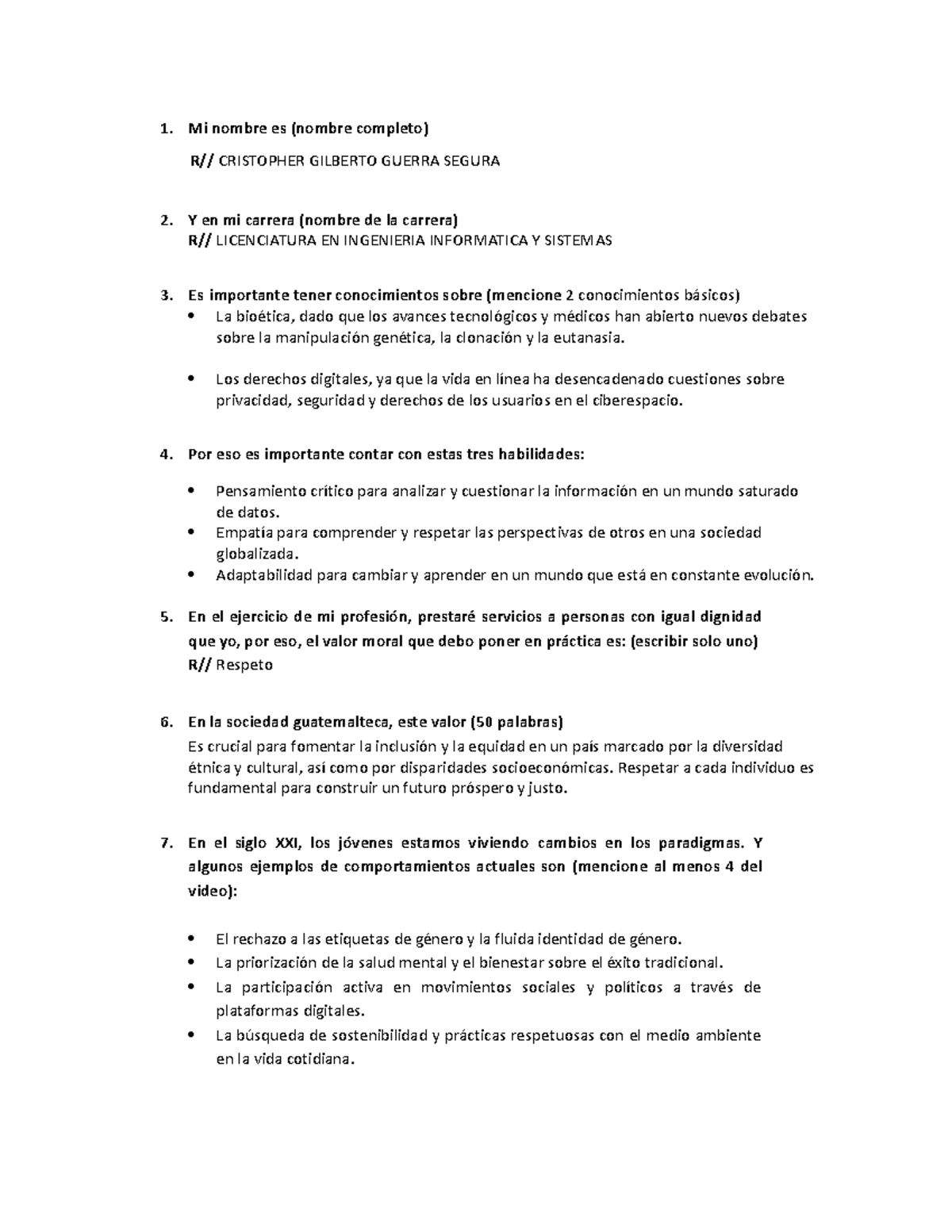 21 Lecciones Siglo XXI - ADFSDF - Mi nombre es (nombre completo) R ...