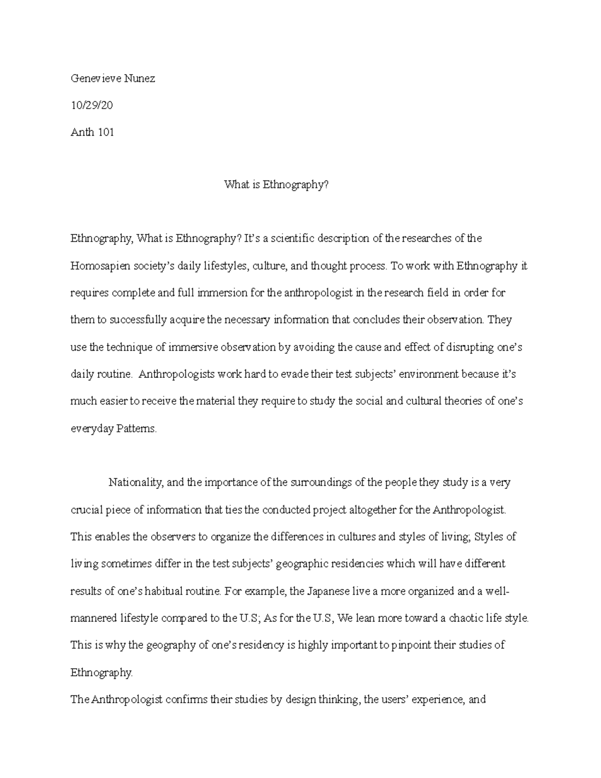 Dancing Skeleton-essay - Genevieve Nunez 10/29/ Anth 101 What is ...