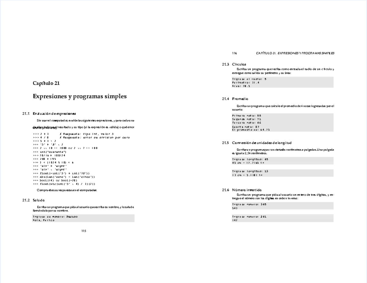 Pdf-ejercicios-python compress - @mp¿@mp¿Ľtuha 4=Ľtuha 4= Cxprcsjaics y ...