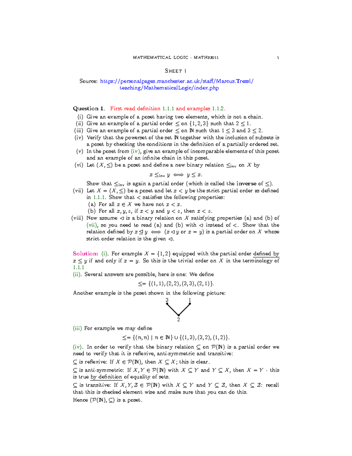 Examples 01with Solutions - Sheet 1 Source:personalpages.manchester.ac ...