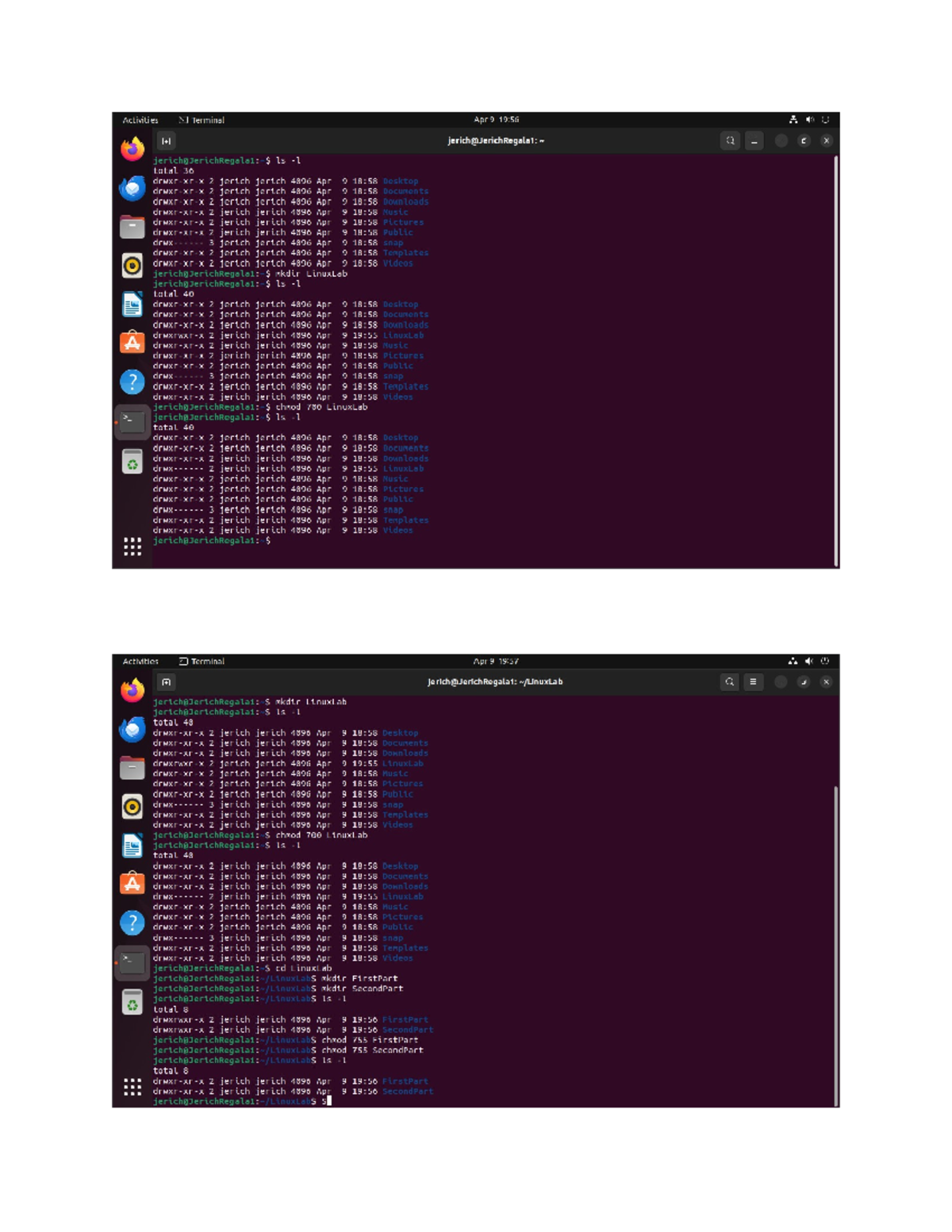 System Ad-PETA-Regala - Activities Terminal Apr 9 19:56 A (1) + jerich ...