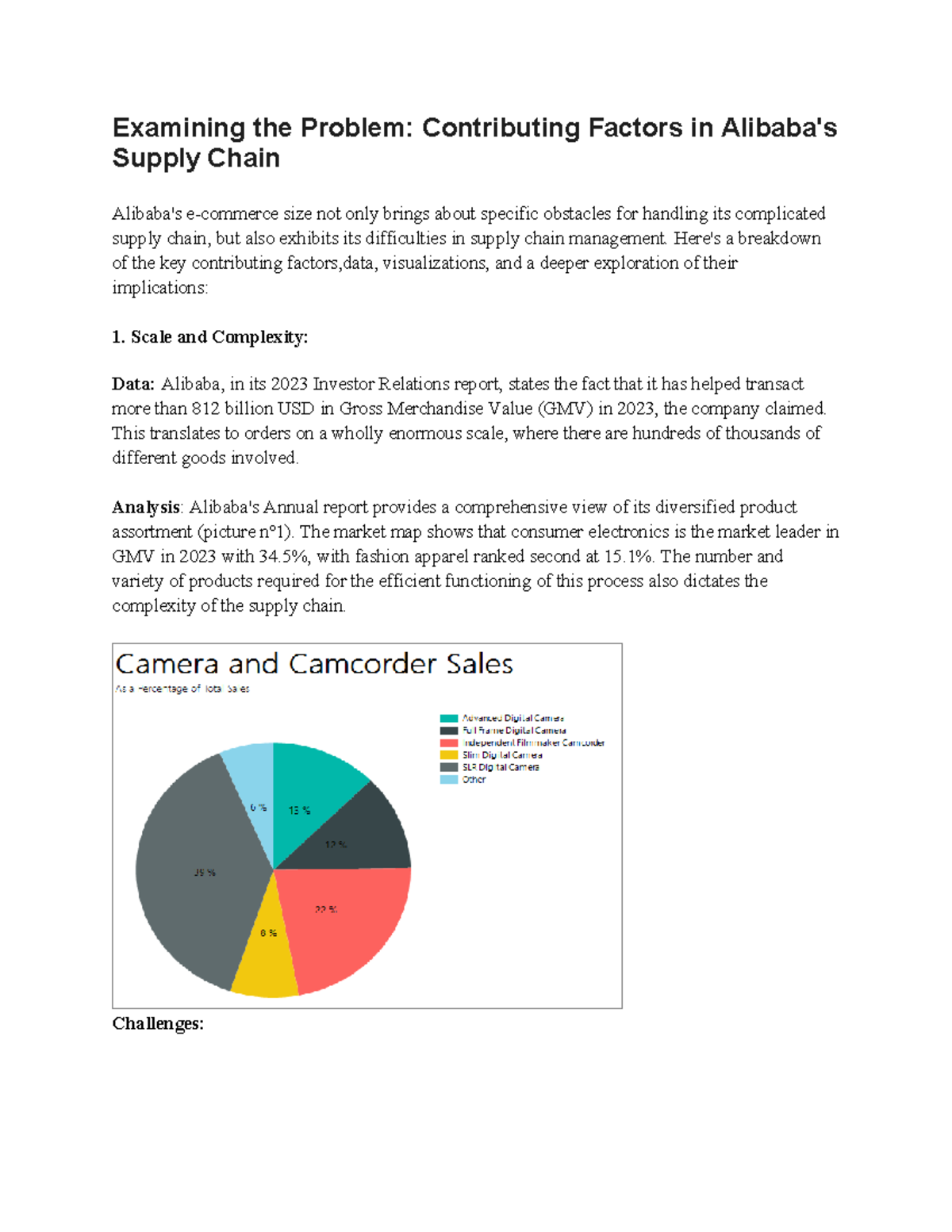 Supply Chain - Summary Advance Financial Economics - Examining the ...