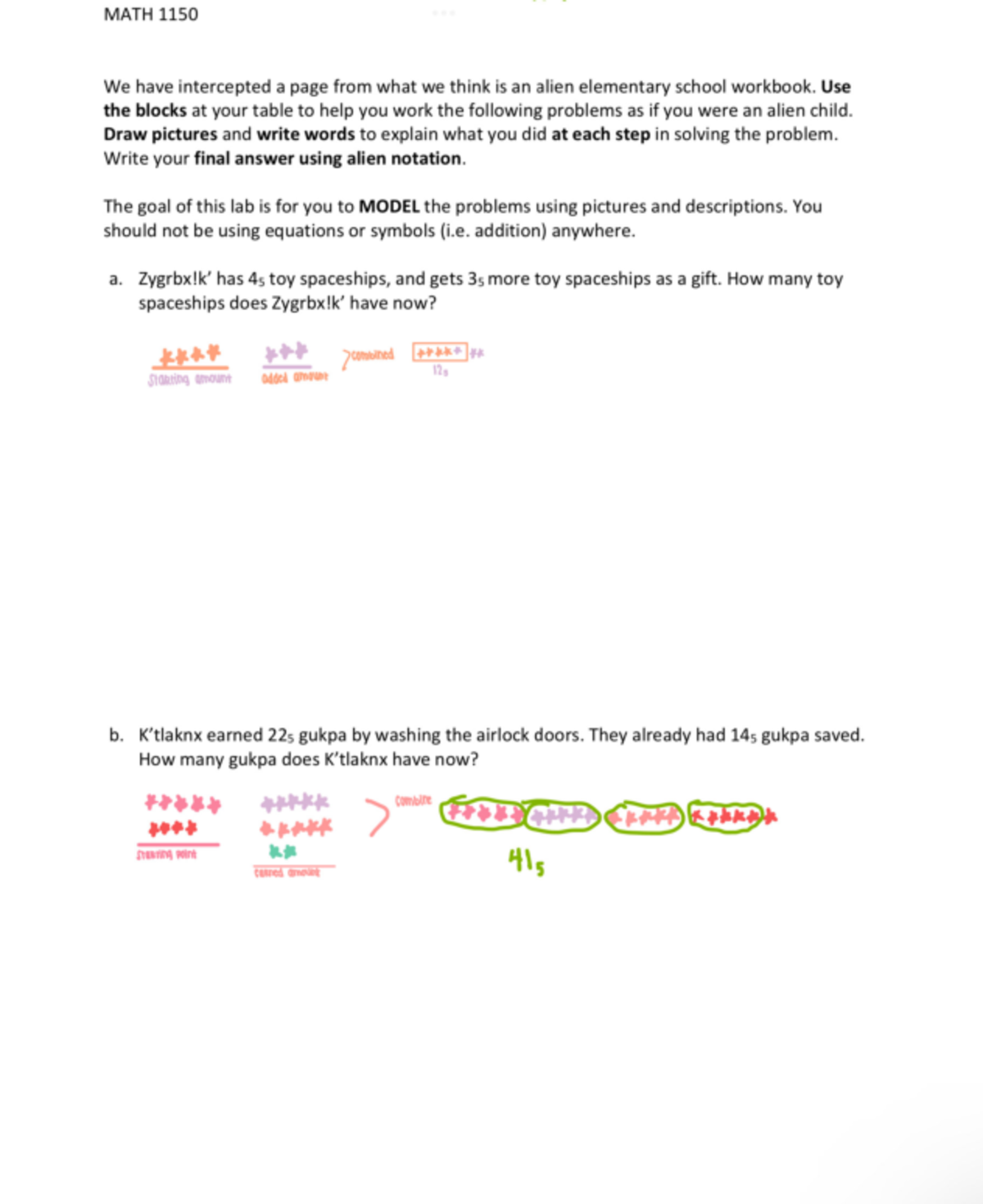 Comtemp Math for Elem Teachers - MATH 1150 - Studocu