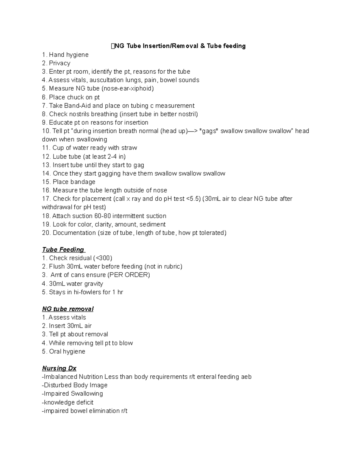 ADN 2 Competency ADN 2 Competency - ADN05 - SJ Delta College - Studocu