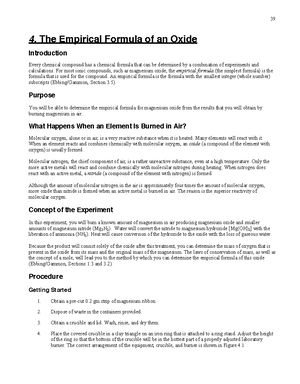 Experiment 6 - The Absorption Spectrum of Cobalt II Chloride - 6. The ...