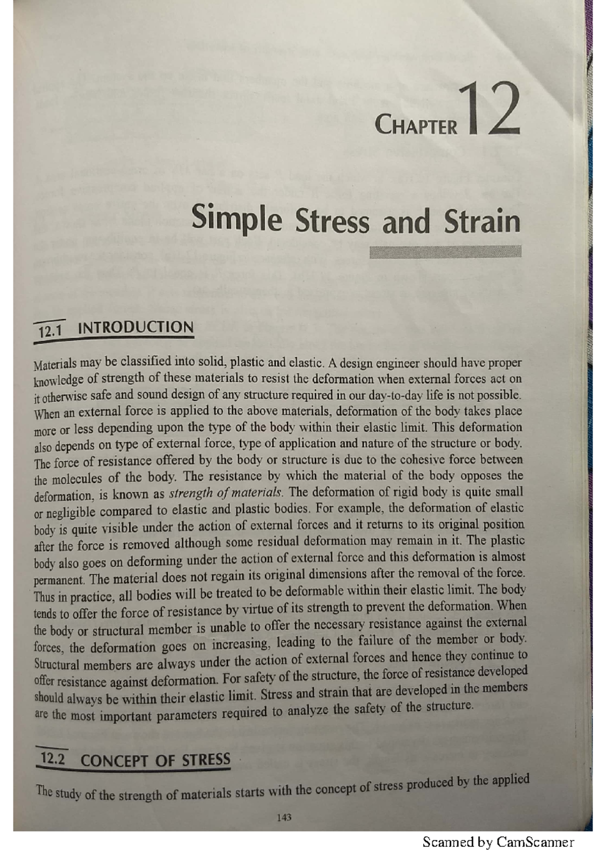 Simple Stress-strain - Engineering Mechanics - MSU - Studocu