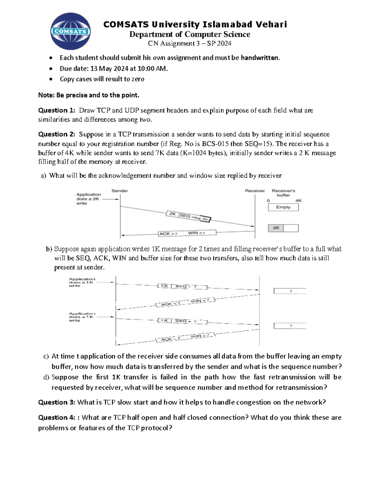Assignment-3 - This assignment from COMSATS University Islamabad, Department of Computer Science ...