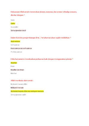 Contoh - Nama: NIM: Tabel Persedian Toko Perlengkapan Sholat No Kode ...