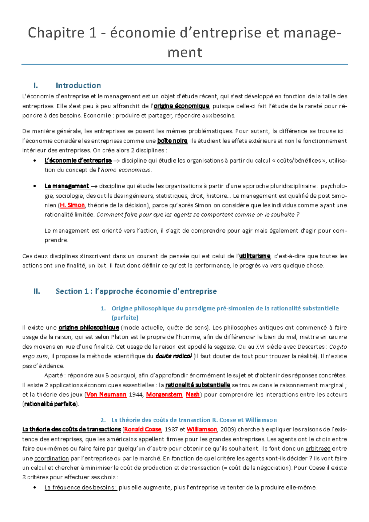 Chapitre 1 - économie d'entreprise - Warning: TT: undefined function: 32 Chapitre 1 - économie ...