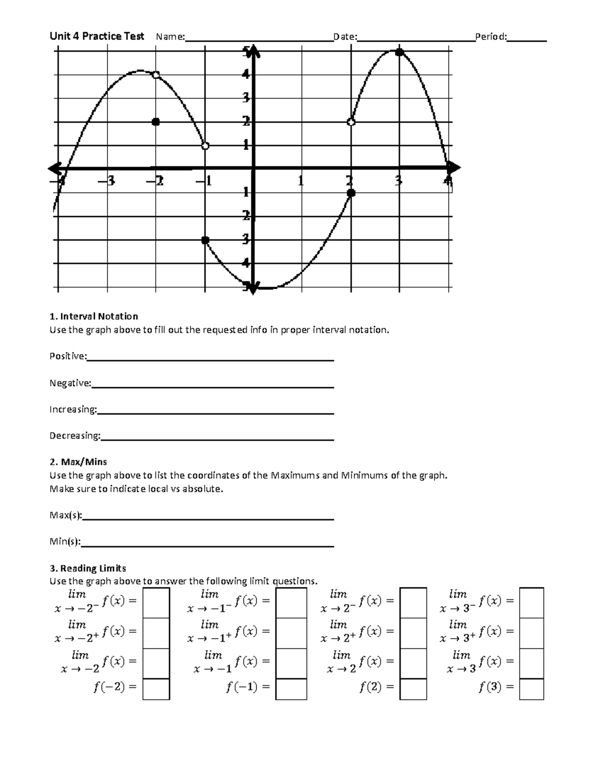 PC Unit 4 Practice Test - slay - Unit 4 Practice Test Name: Date ...