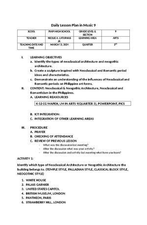 Detailed-Lesson-Plan-Grade-10-P.E neolie - Detailed Lesson Plan in ...