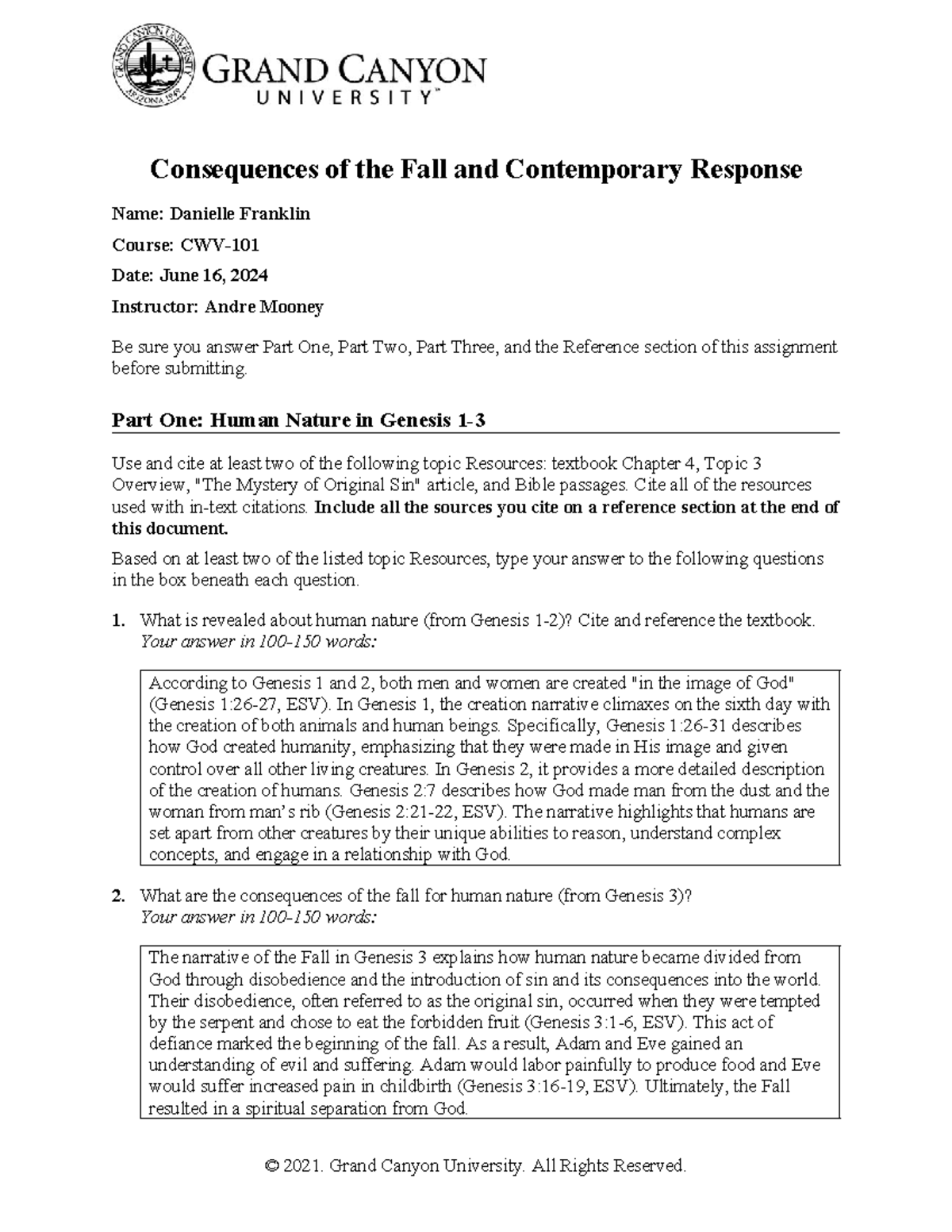 CWV 101 301 RS T3Conseq Of The Fall Contemporary Response Online ...