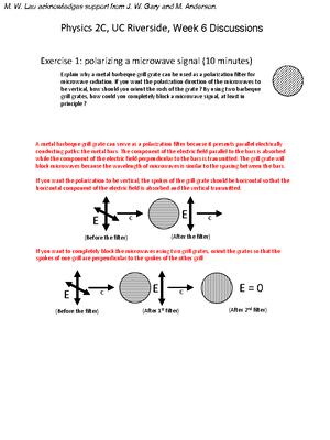 Week5 worksheet solutions - 1. 2. The intensity I of the ...