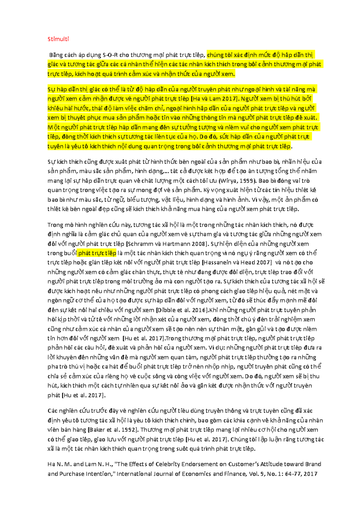 SOR - nnln.n - Stimulti Bằằng cách áp d ụng S-O-R cho th ương m ại phát ...