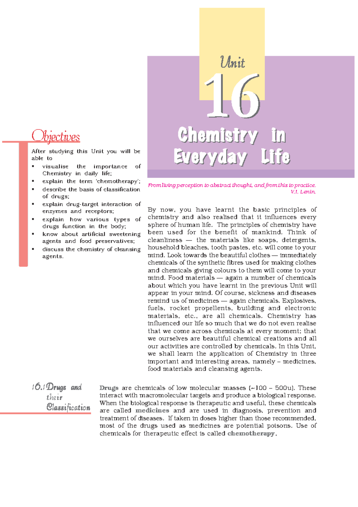 Chem Chapter-16 - ####### After studying this Unit you will be ...