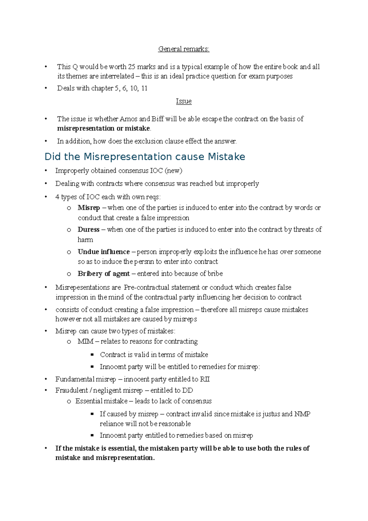 Tut 23 - a try - General remarks: This Q would be worth 25 marks and is ...