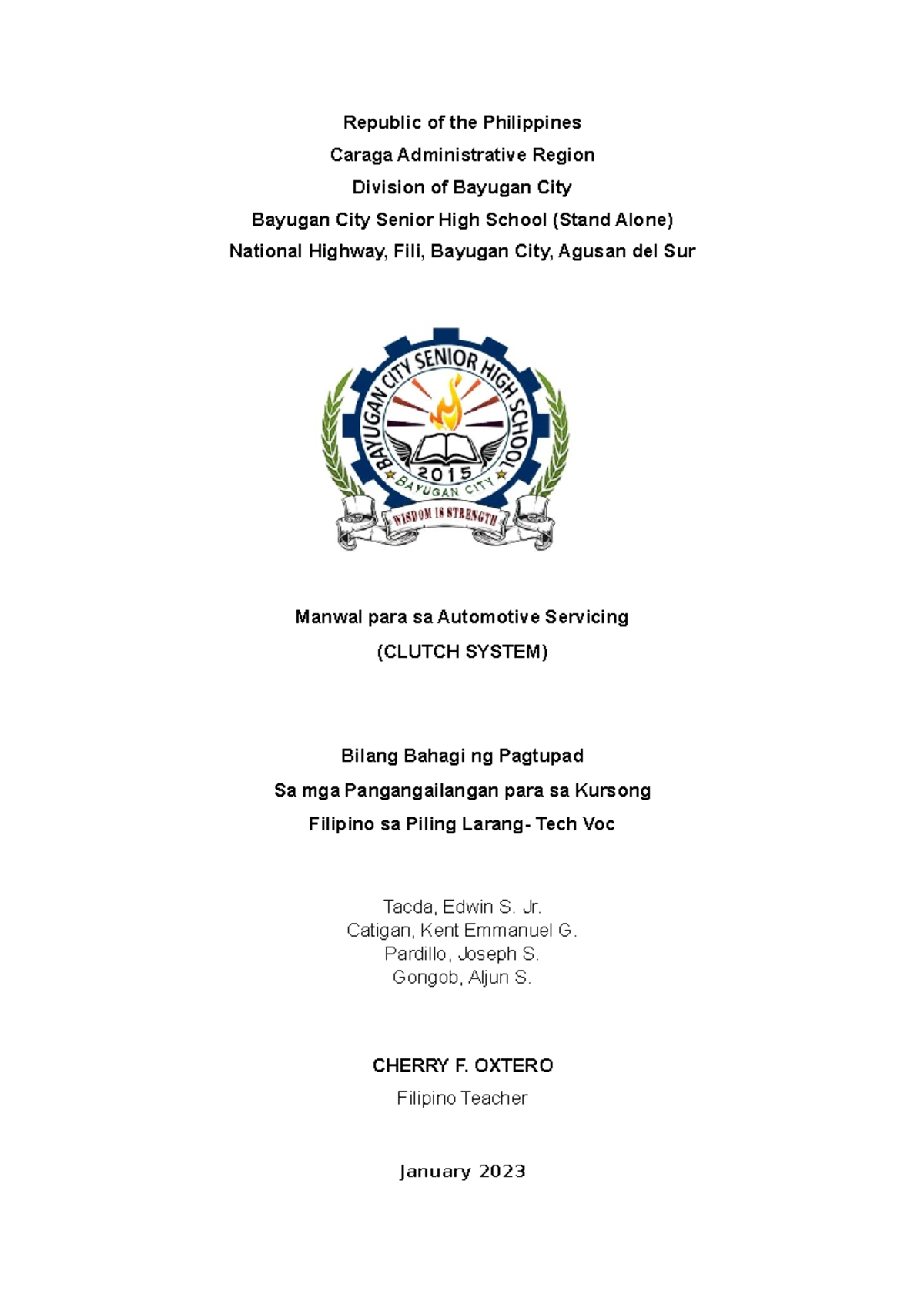 Tacda - SADADA - Republic of the Philippines Caraga Administrative ...