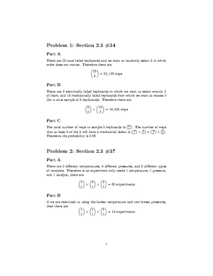 Cheat Sheet for Exam 2 - Summary CALC-BASED INTRO TO STATISTICS - Stat Exam 2 review Recall ...