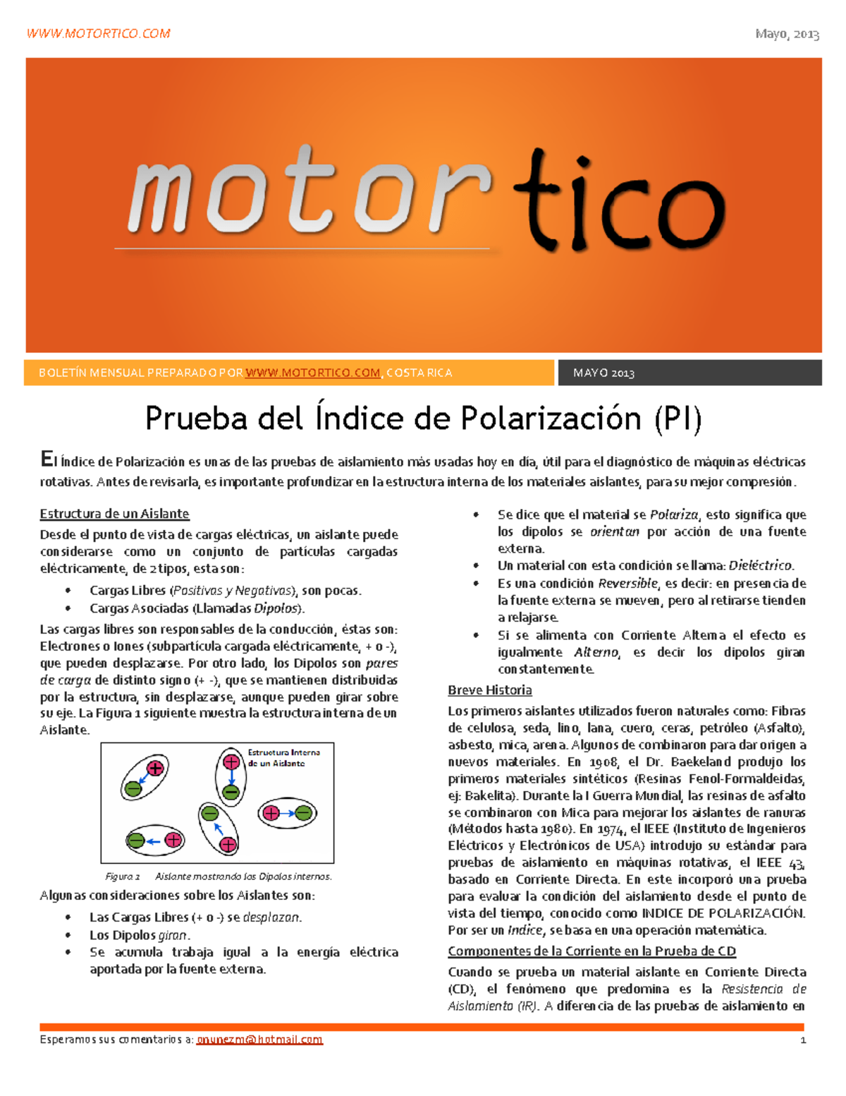 2013 MAY - Prueba del Indice de Polarizacion - WWW.MOTORTICO Mayo, 2013 ...