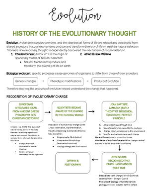 Intro to Evolution - Genetics & Evolution: Introduction to Evolution ...