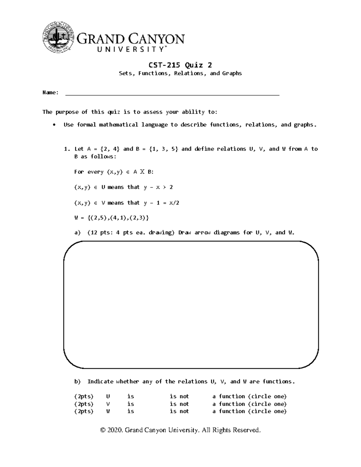 Q2 - Use formal mathematical language to describe functions, relations ...