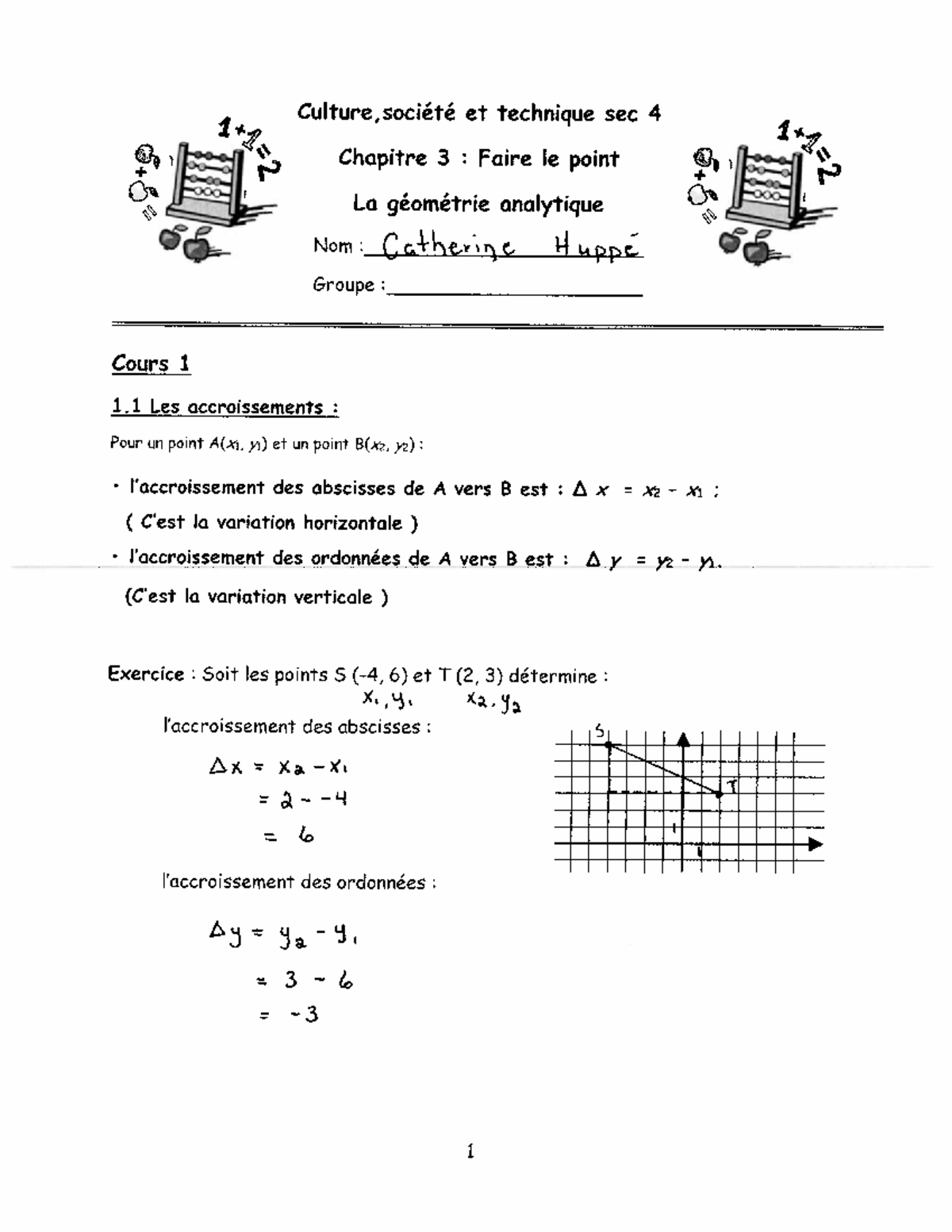 Notes de cours - Culture,société et technique sec 4 Chapitre 3 : Faire ...