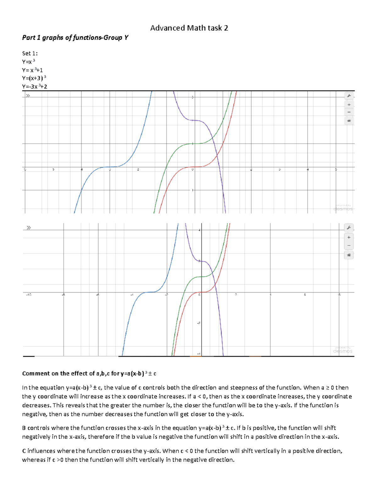 Advanced Math task 2 - math assignment - Advanced Math task 2 Part 1 ...