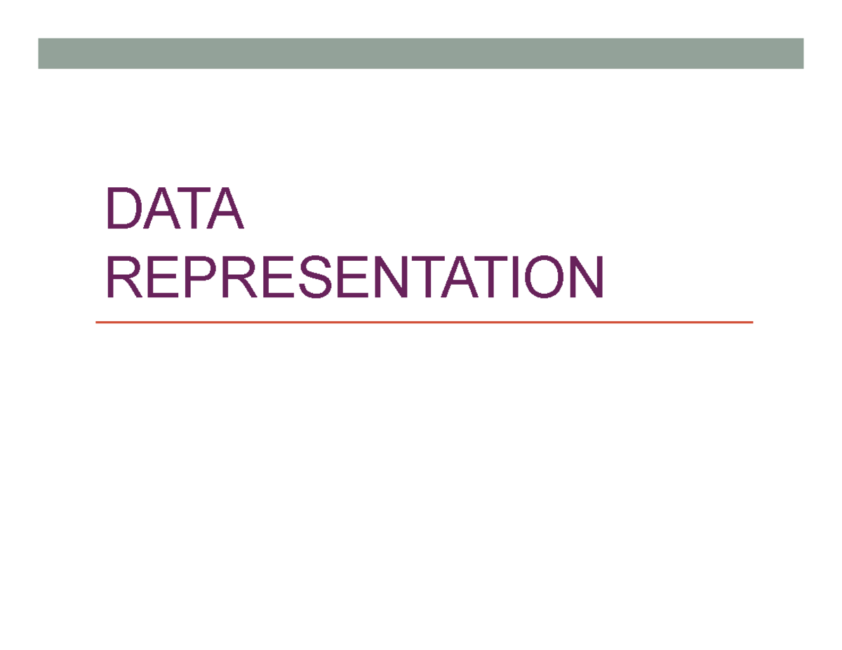 7-Fixed and Floating point representation-19-01-2024 - DATA ...