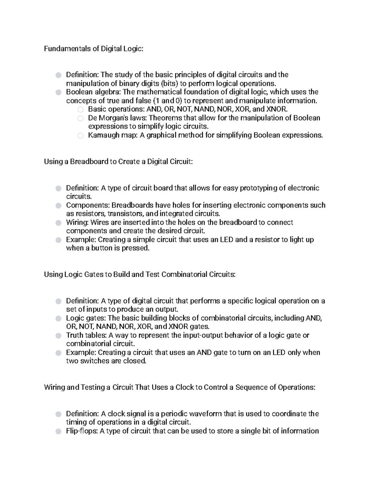 CS 250 Digital Logic Lecture Notes - Fundamentals of Digital Logic ...