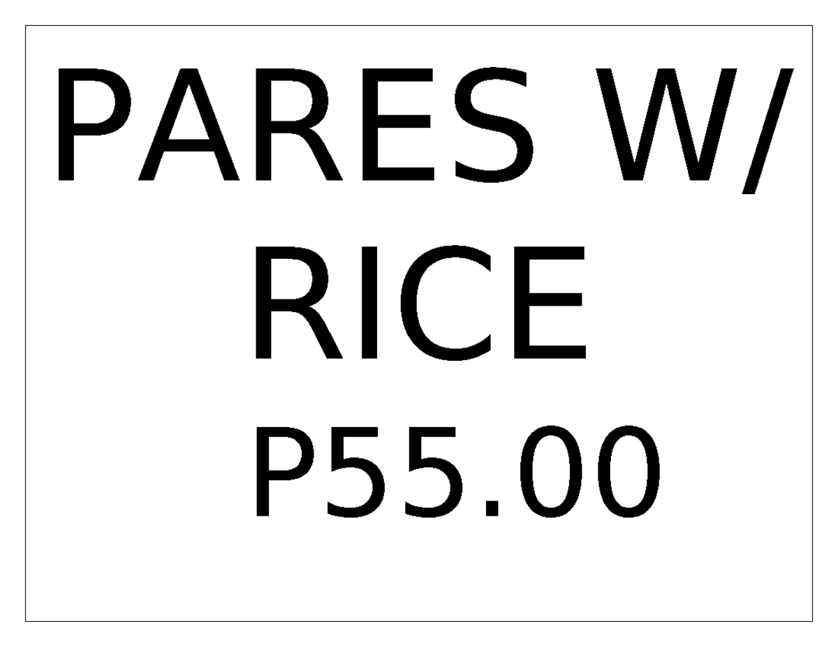 Pares W - Summary Financial Accounting - PARES W/ RICE MAMI LUGAW W ...