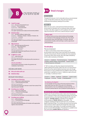 Roadmap B1 - Tchs Book Unit - 8 OVERVIEW 8A Changing rules Goal | talk about rules Grammar ...