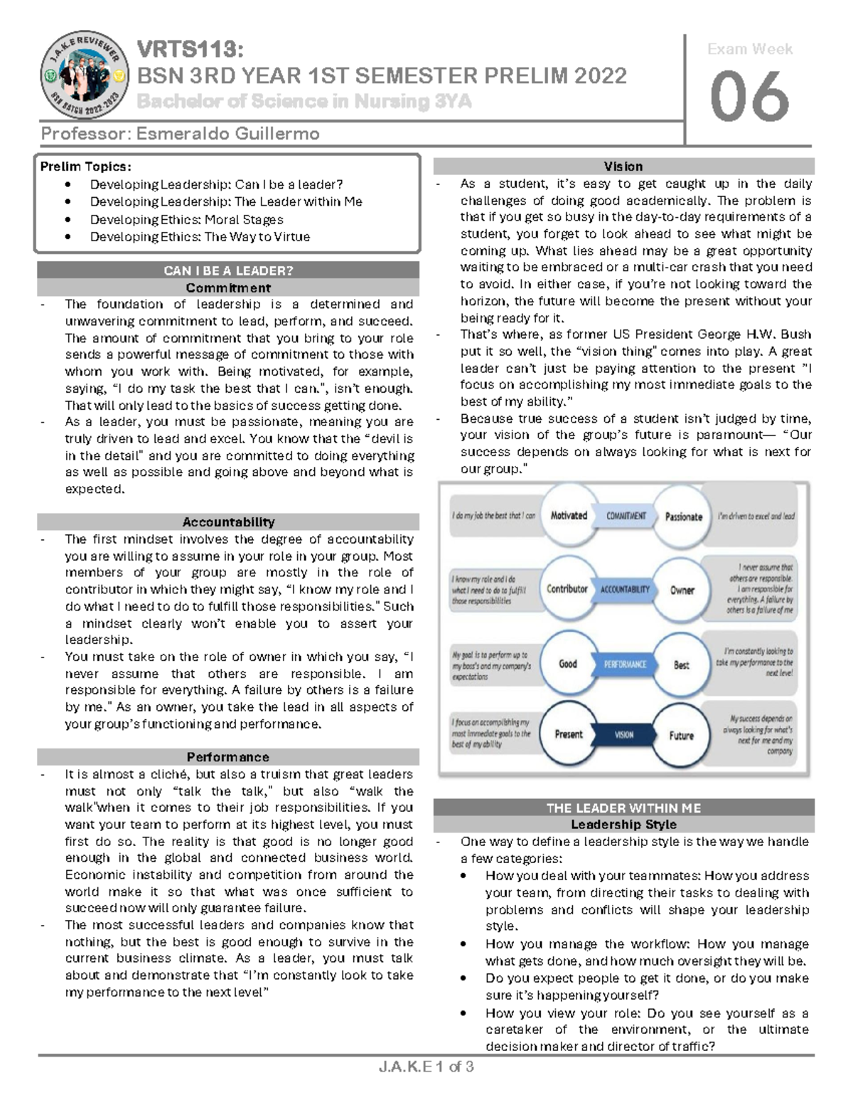 VRTS113 Pre-Fin - Don’t sell - Professor: Esmeraldo Guillermo VRTS113 ...