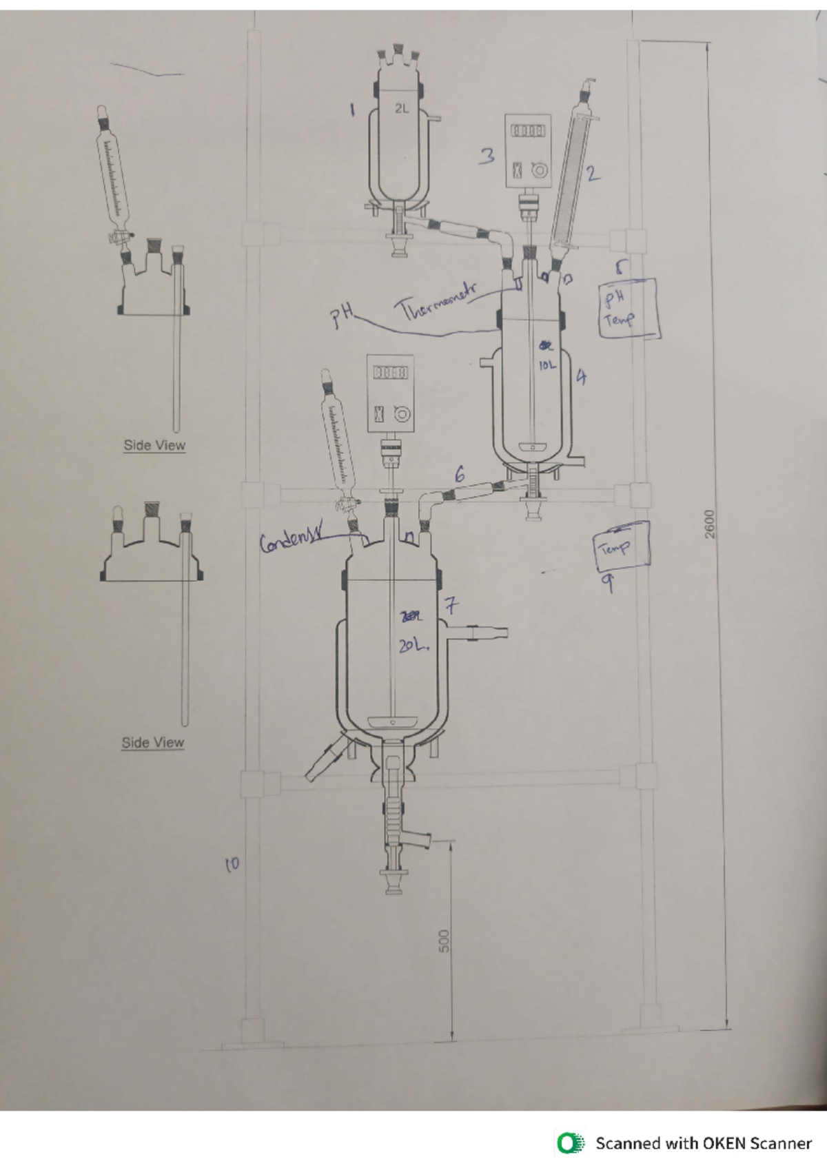 10 & 20 L glass reactor setup - Pharmaceutical Chemistry-Theory - Studocu