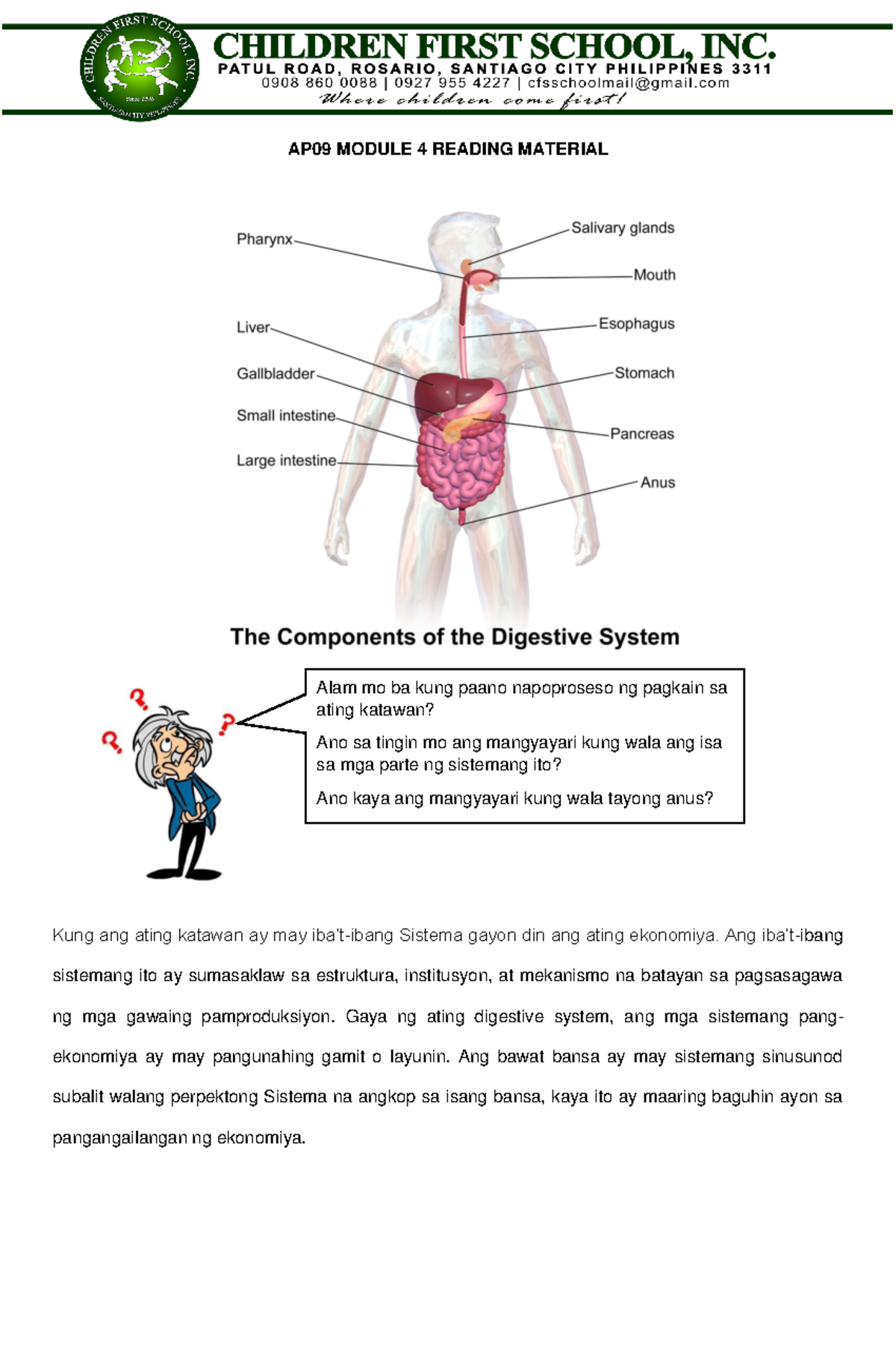AP09 Module 4 Reading Material - checked - AP09 MODULE 4 READING ...