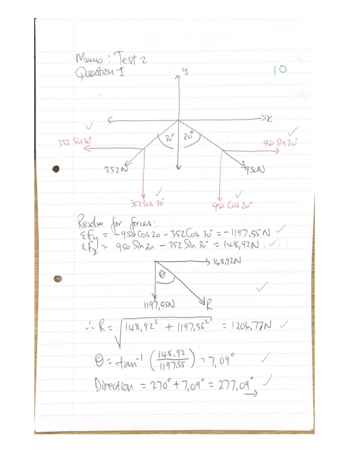 AME 150x - Test 2 Memo - D3CIVL - Studocu