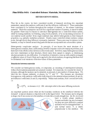 MRT-TL - MRT-TL - Phm/BMEn 8431 Controlled Release: Materials ...
