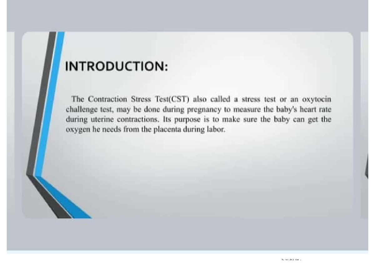 CST - CST - Bsc.nursing - Studocu