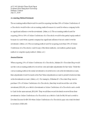 Module Three Project Practice Problem and Solution - Module 3 Project Practice Problem and ...