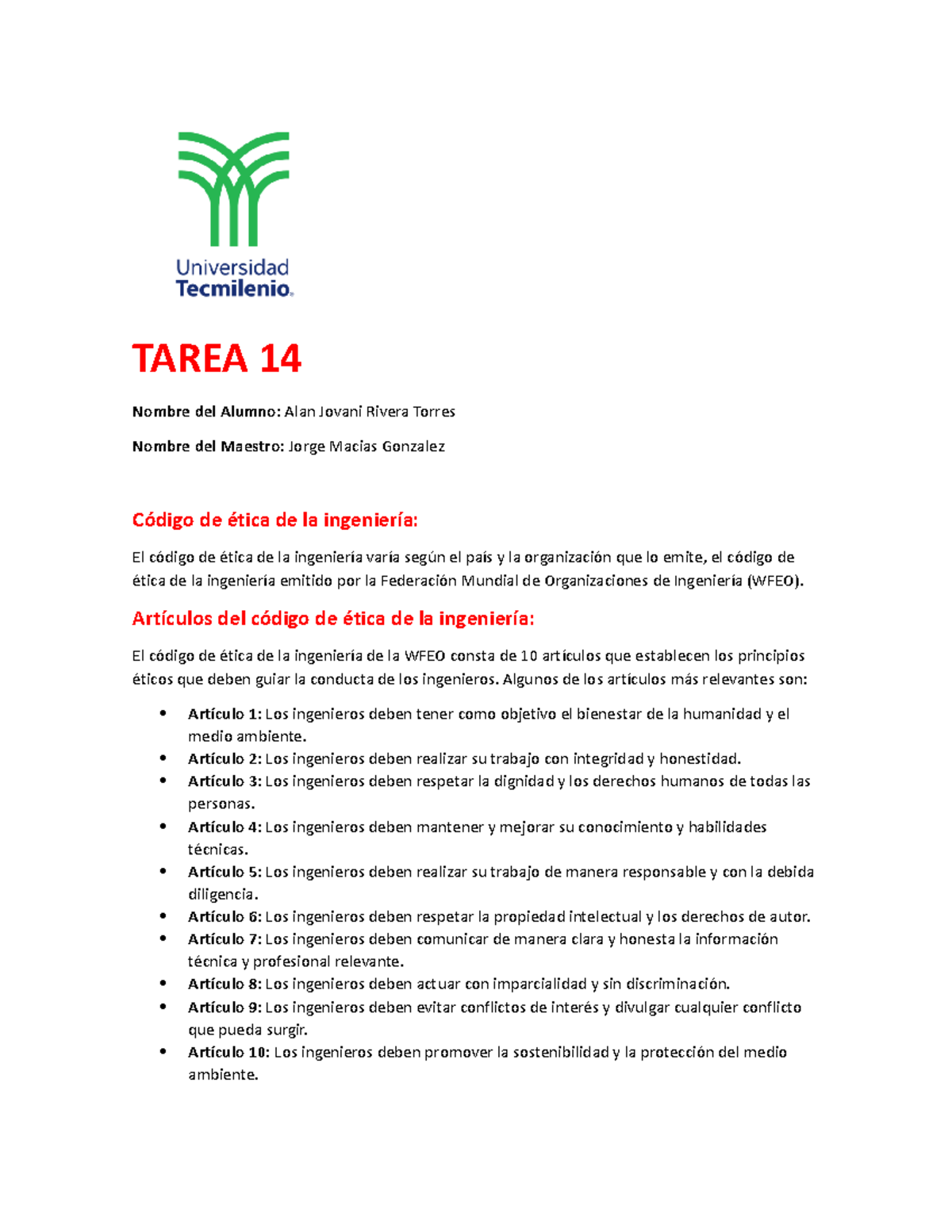 Tarea 14 - kkkkkkkkkkkkkkkkkkkkkkkkkkkkkkkkkkkkkkkkkkkkkkk - TAREA 14 Nombre del Alumno: Alan ...