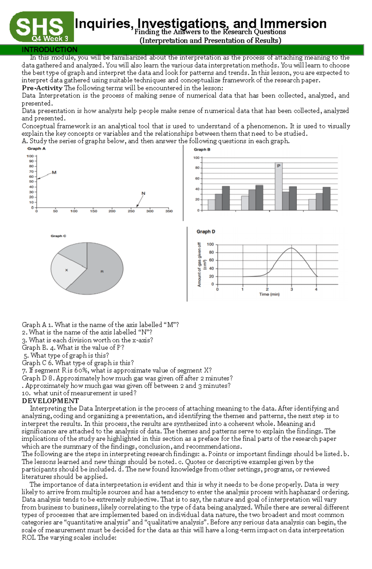 3Is LAS Q4W3 - informative information - INTRODUCTION In this module, you will be familiarized ...