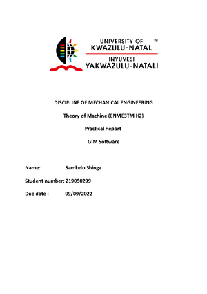 Tutorial 4 - tut - DISCIPLINE OF MECHANICAL ENGINEERING Selection of ...