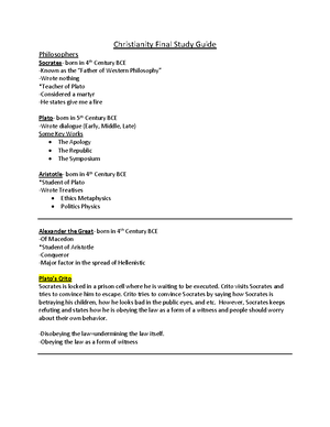 Credo Paper Christianity Class - Dr. Shea My Religious Epiphany Growing ...